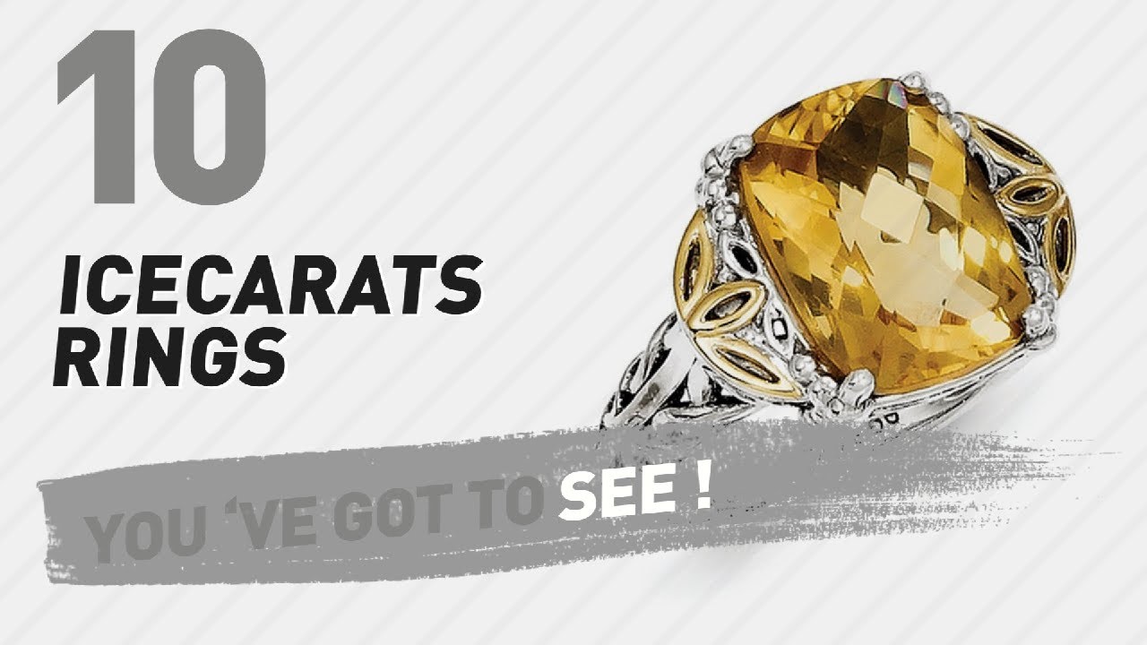 Icecarats Rings Top 10 Collection // UK New & Popular 2017 - YouTube