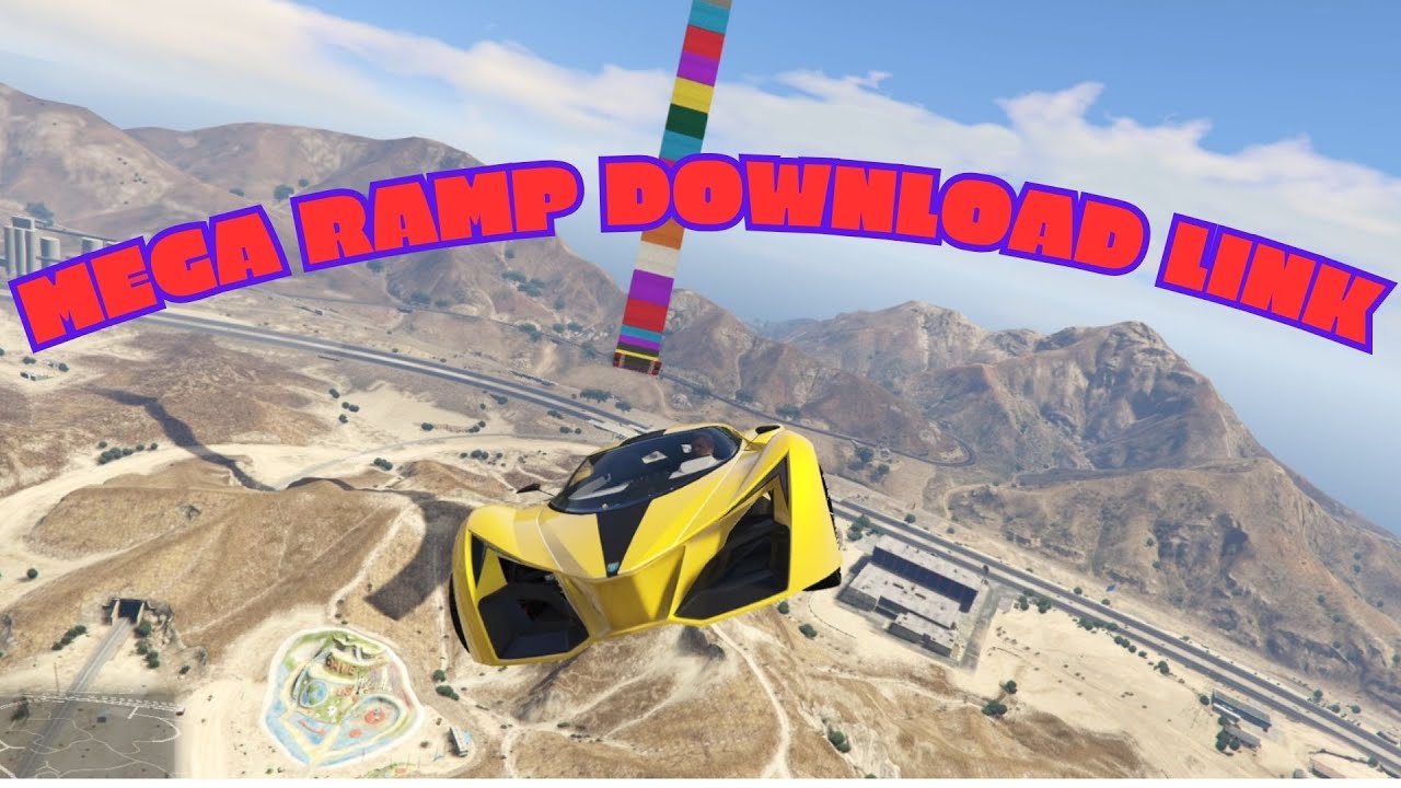 GTA V Mega Ramp Gameplay With Different Cars - Map Link In Description ...