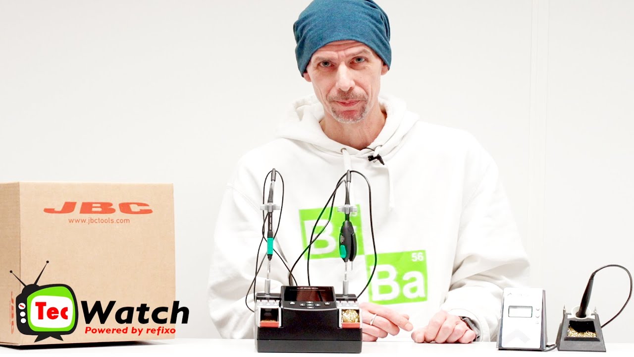 TecWatch - JBC Nase 2B Lötstation, Soldering - YouTube