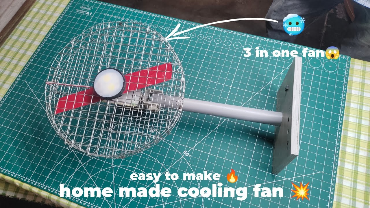 3 in one 1 fan 🔥 easy to make || Diy project | Home made fan 💥II - YouTube