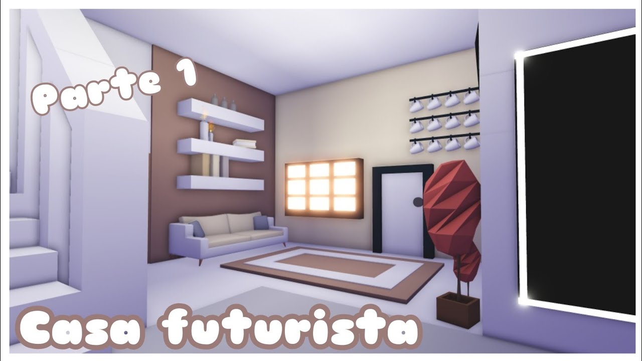 Como decorar la casa futurista en Adopt Me |PARTE 1 - YouTube