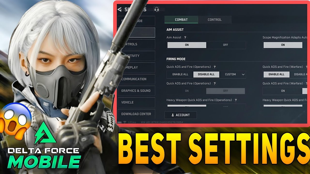 Delta Force Mobile Beta Best Settings! - YouTube