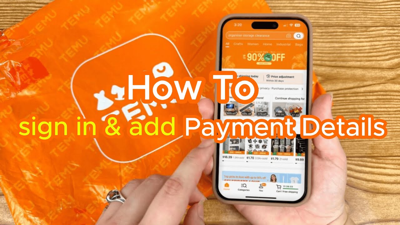 How to sign in & add details for TEMU app ( සිංහලෙන් ) - YouTube