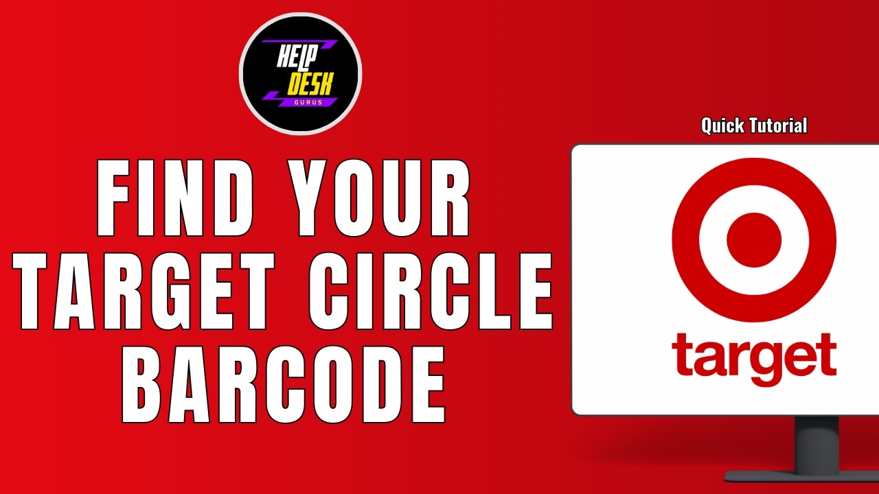 HOW TO FIND YOUR TARGET CIRCLE BARCODE IN THE TARGET APP - YouTube