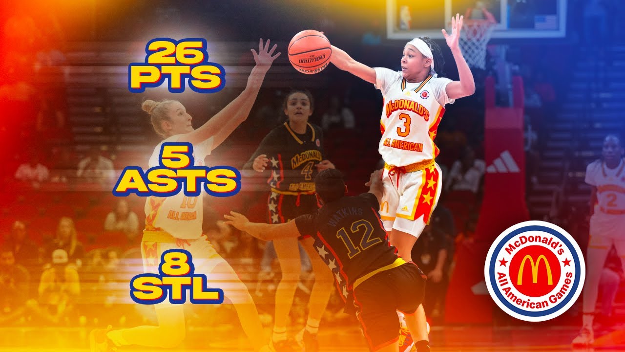 CO-MVP ALL-TIME RECORD 26 PTS HANNAH HIDALGO HIGHLIGHTS @ MCDONALD'S ...