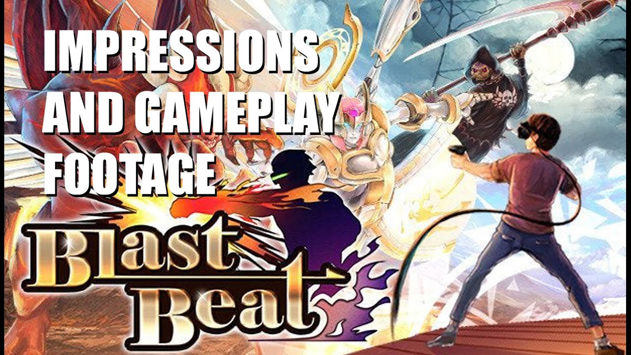 Blast Beat VR first impressions and Game play footage - YouTube