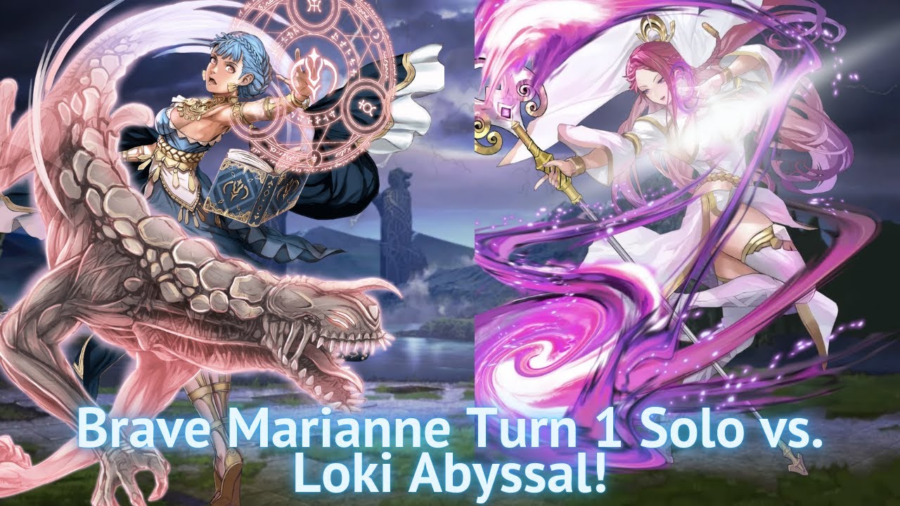 Brave Marianne Turn 1 Solo vs. Mythic Loki Abyssal! [FEH] - YouTube