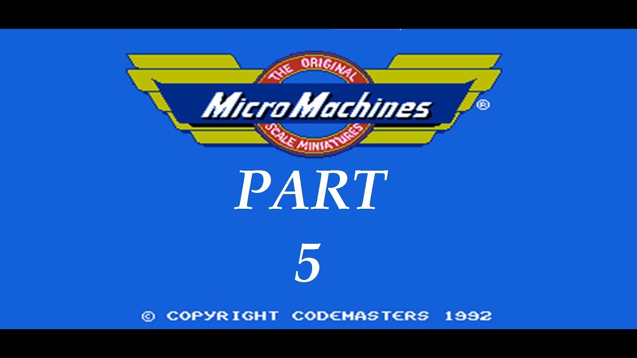 Micro Machines (NES) Complete Walkthrough (Part 5) - YouTube
