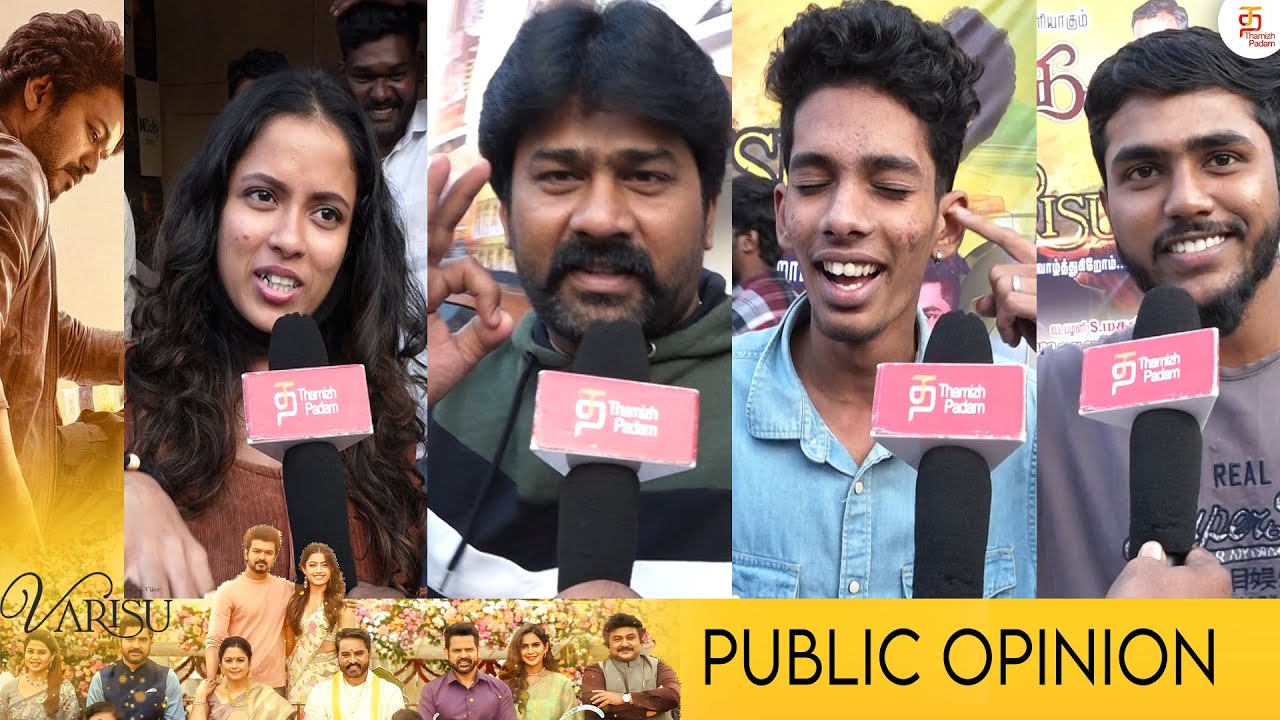 🔴LIVE: Varisu Movie Public Review | Varisu Movie Review | Thalapathy ...