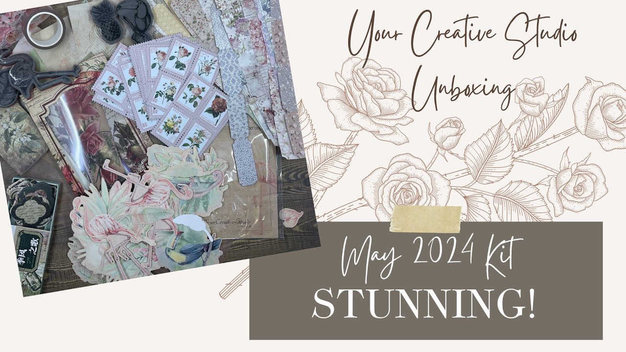 Your Creative Studio Unboxing - May 2023 Subscription Box - Tropical ...
