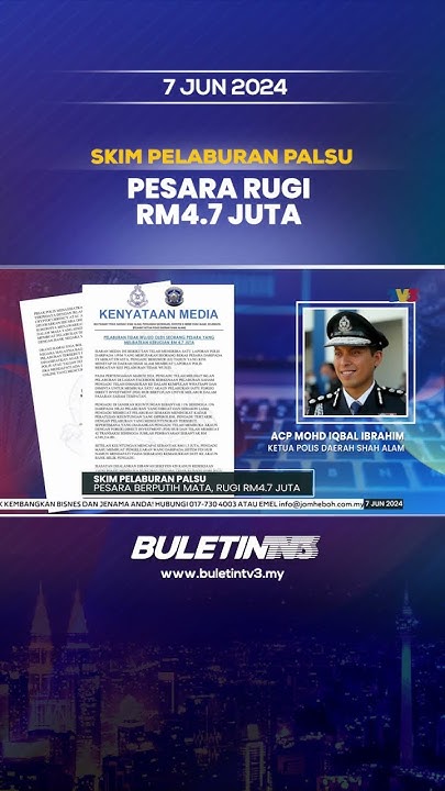 SKIM PELABURAN PALSU | Pesara Berputih Mata, Rugi RM4.7 Juta - YouTube