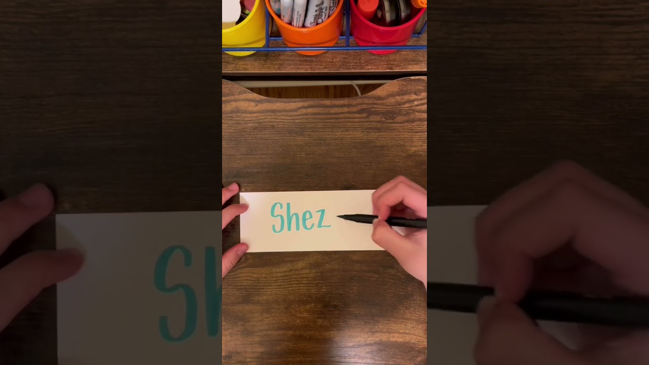 Name Art: Sheza! #nameart #lettering - YouTube