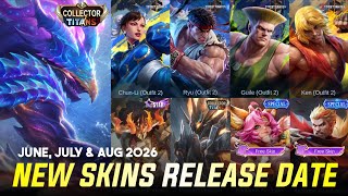 UPDATE ON THE LATEST MLBB NEW SKINS RELEASE DATES JUNE, JULY & AUGUST ...