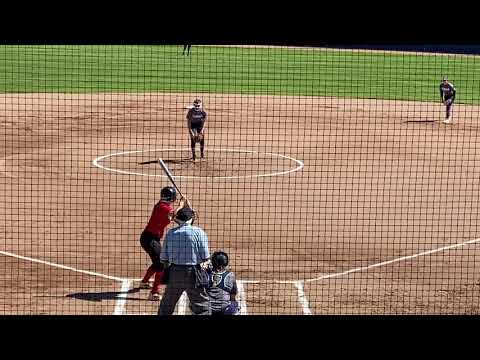 Paige Sayler 2022, Left field Hit, T2 Marra vs. Hillsdale College - YouTube