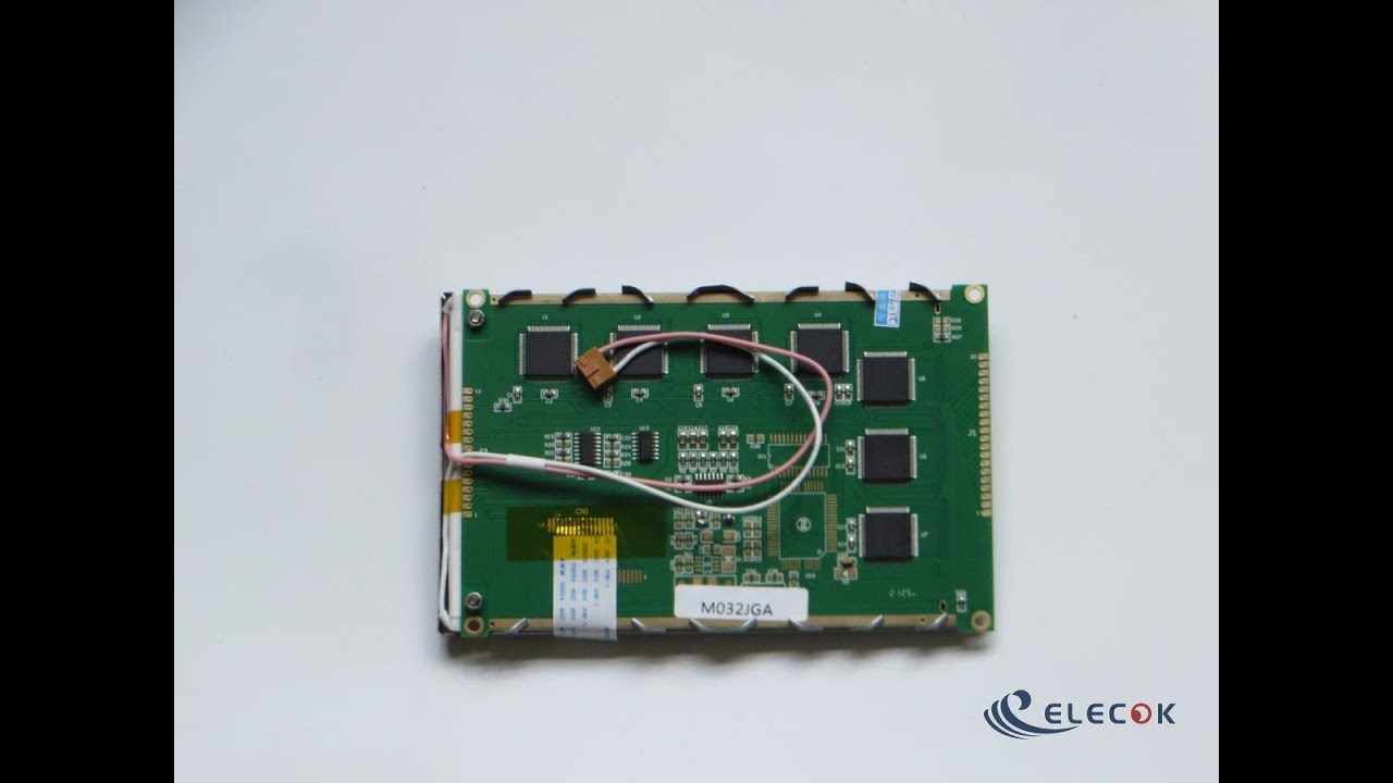 M032JGA CK66 94V-0 M032J REV A LCD panel Replace blue film - YouTube