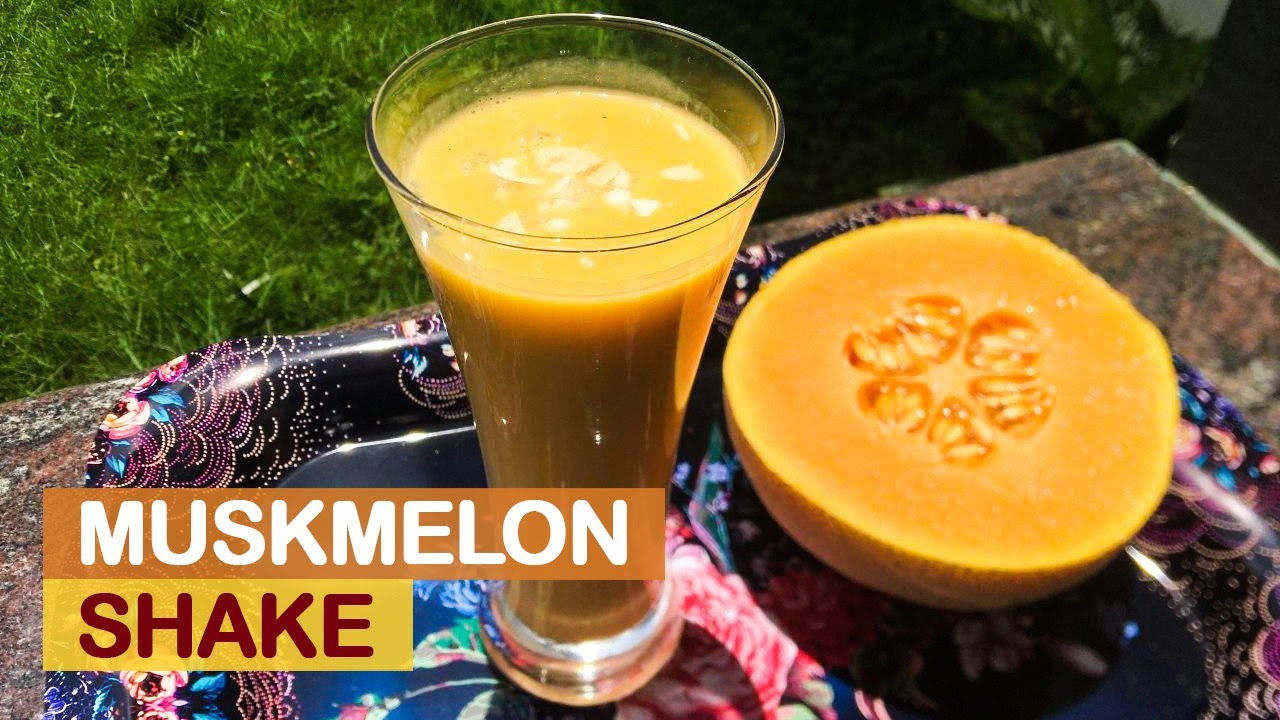 Muskmelon shake / Shammam shake / Shammam milkshake - YouTube