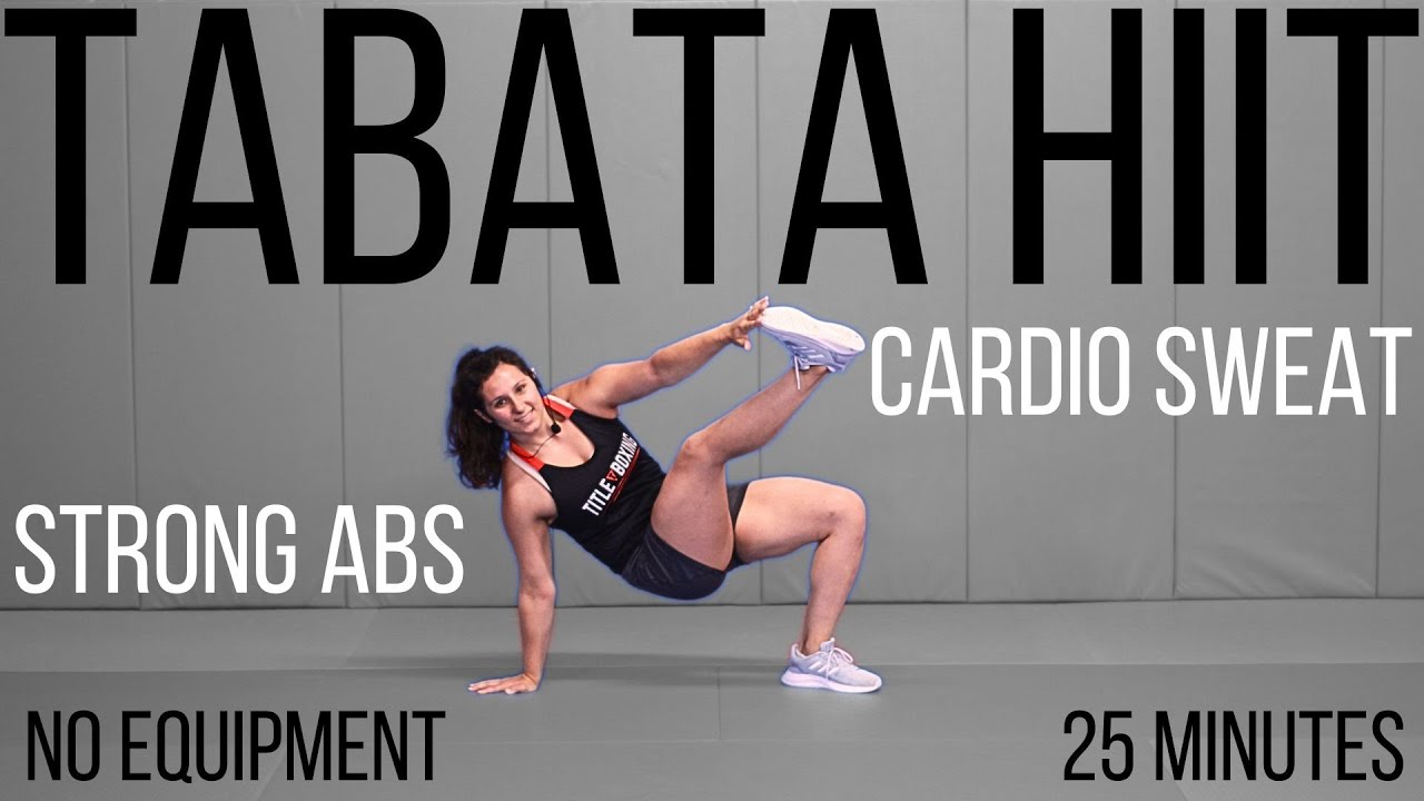 Tabata Cardio Core Workout | Bodyweight HIIT | Full Body - YouTube
