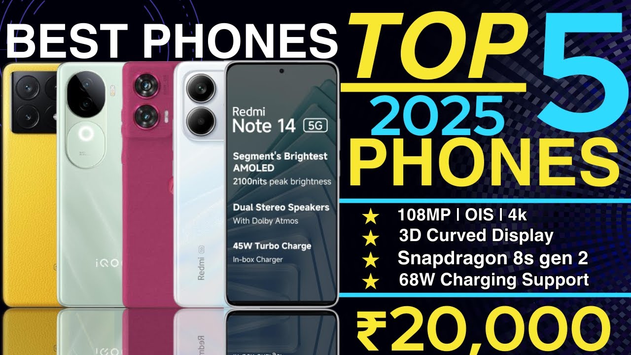 Top 5 Best Smartphones Under ₹20000 Budget ⚡ January 2025 | Best ...