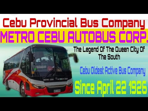 Metro Cebu Autobus Corp. Since 1926. - YouTube
