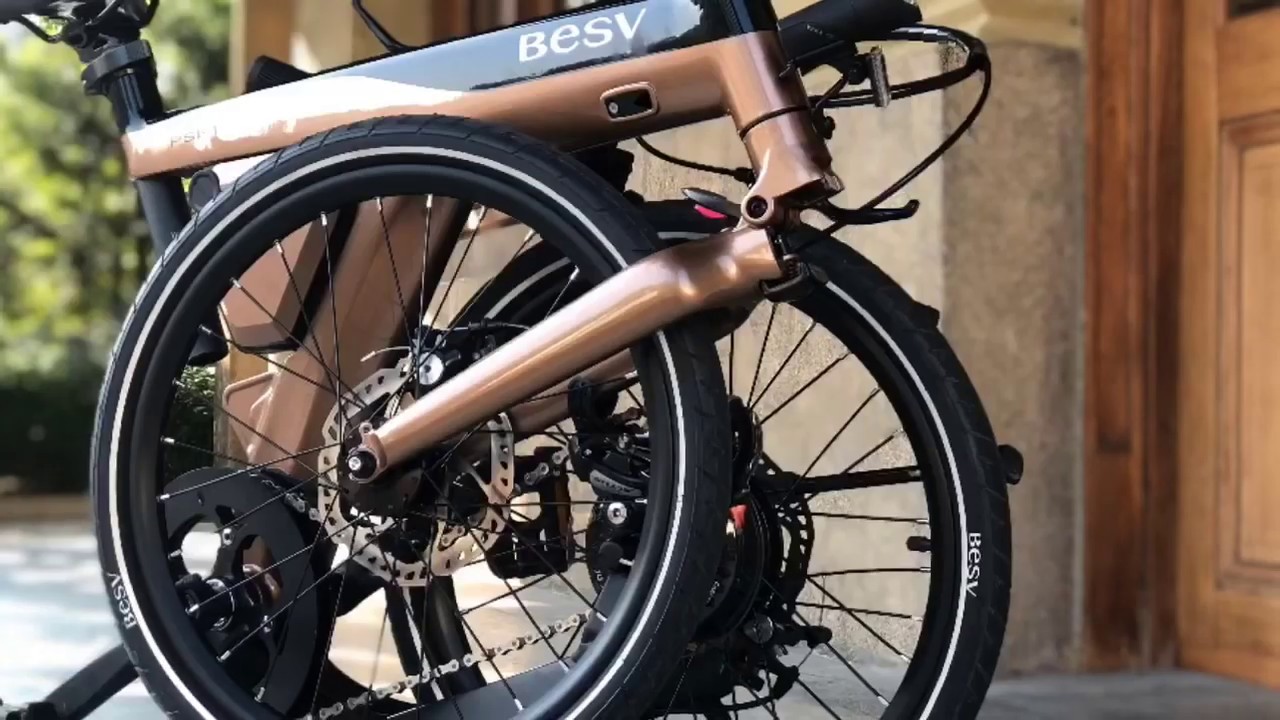 E-Bike》輕鬆攜帶BESV PSF1折疊電動自行車上火車 - YouTube