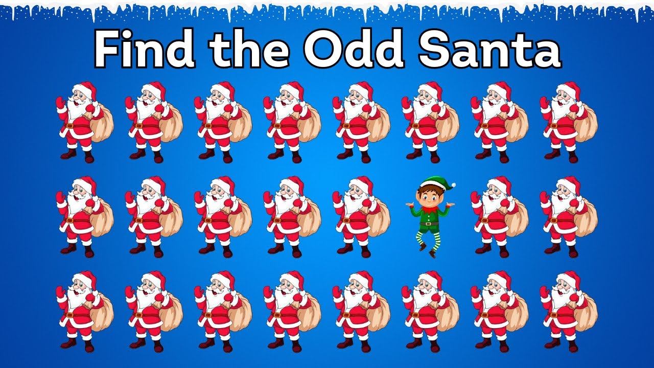 Find the ODD One Out🎅| Santa Claus EDITION🎅🏼🤶 - YouTube