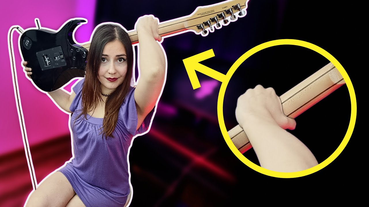 I PLAY A GUITAR SOLO WITH ONLY ONE HAND - YouTube