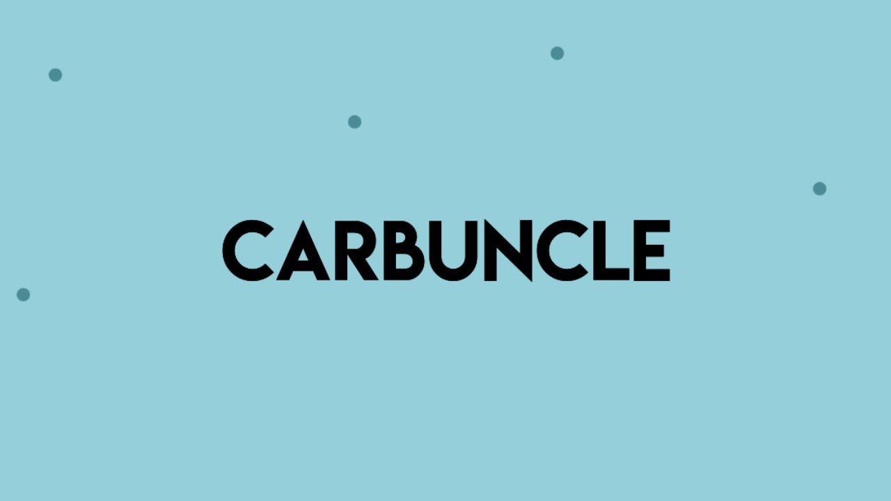 Carbuncle | General surgery | 5 marks Question🔥 - YouTube