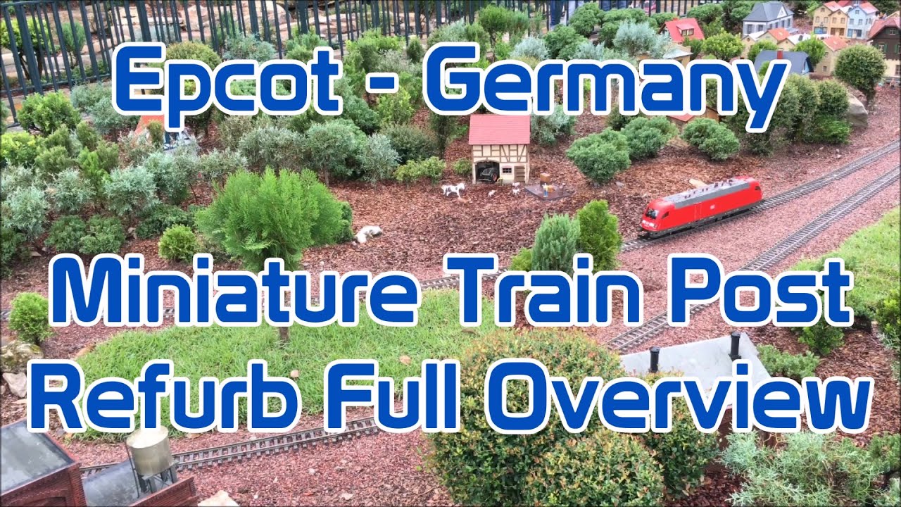 Epcot | Germany Miniature Train | Post Refurb | Full Overview in 4K ...