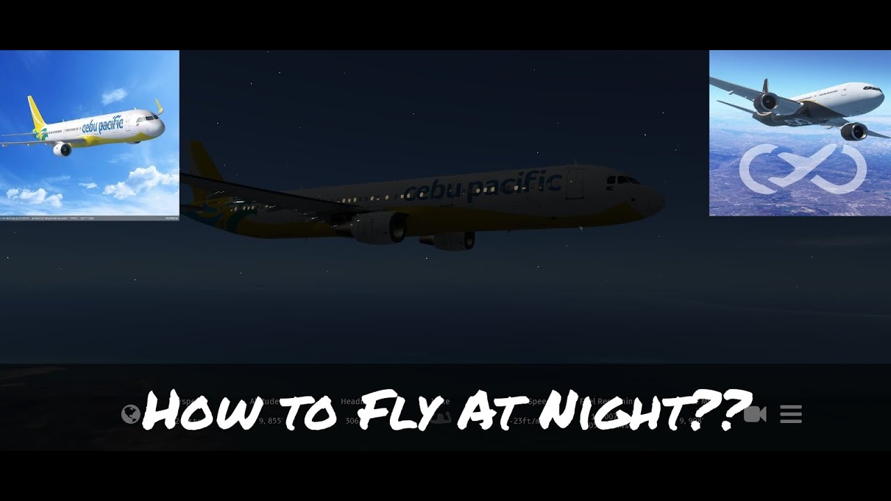 How to Fly at Night on Infinite Flight (Basic) - YouTube