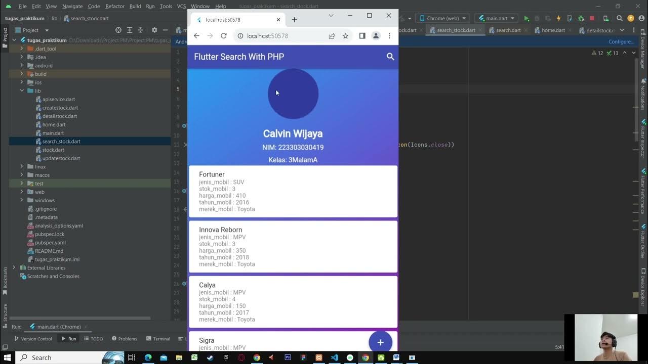 Project Pencarian Data berdasarkan Keyword (Query LIKE) - menggunakan WebService - MySql/PHP ...