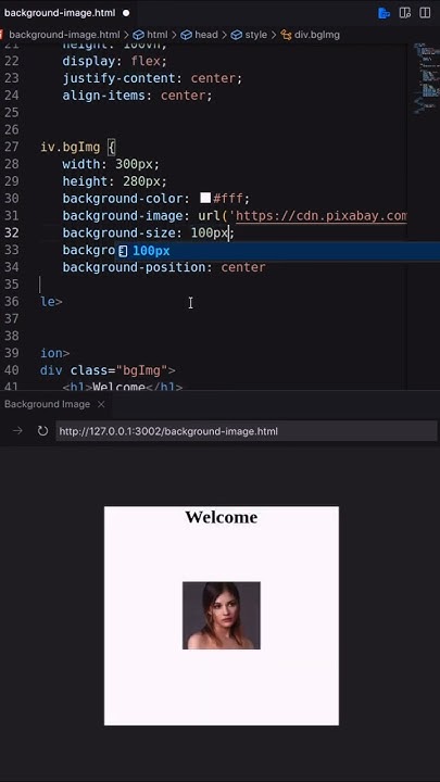 How to Add Image in the Background using CSS only | Geekboots - YouTube
