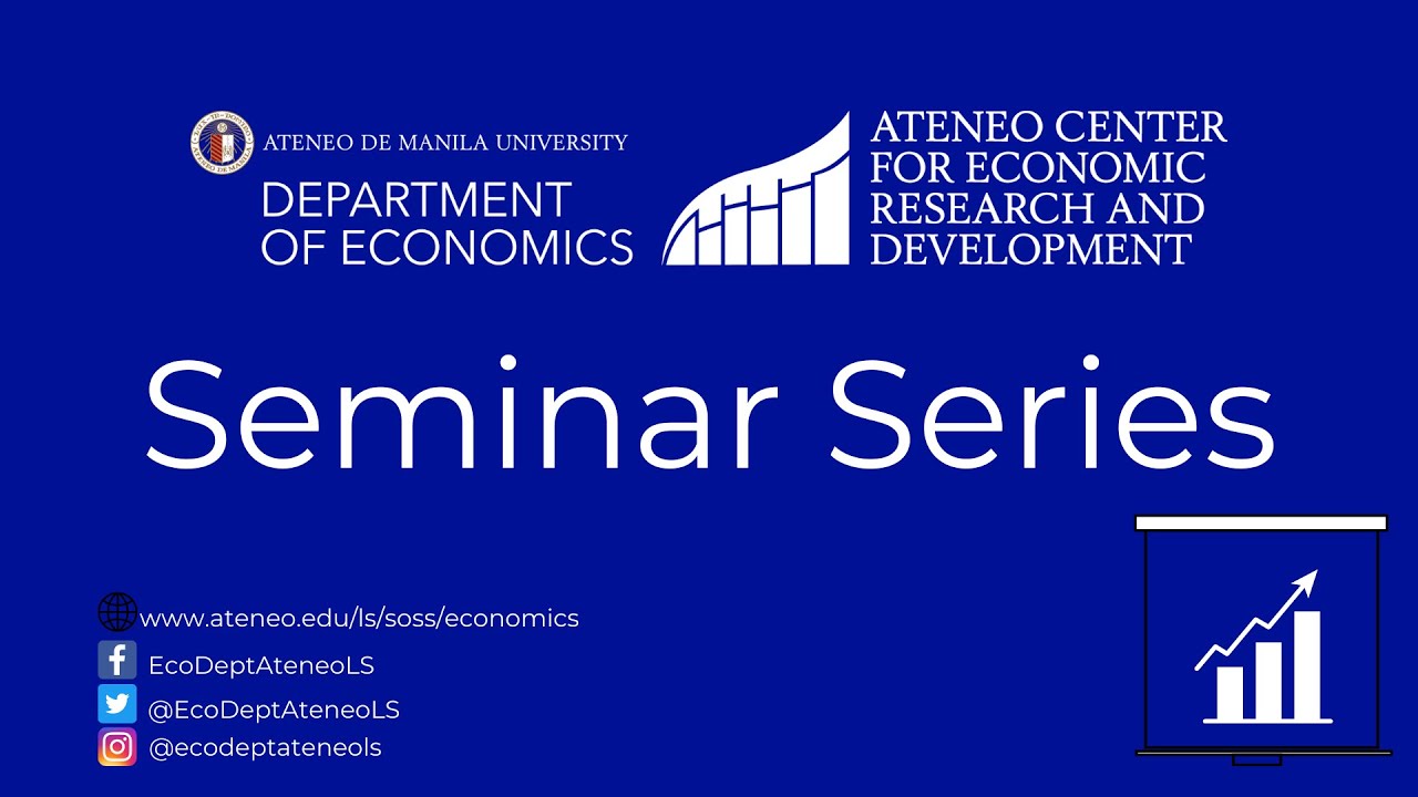 [Eco Seminar Series] Monetary Policy and Economic Recovery - YouTube