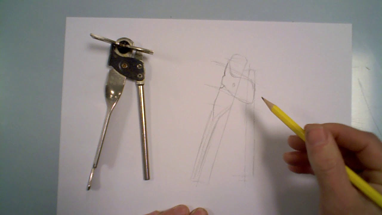 Asymmetrical 2D drawing - YouTube