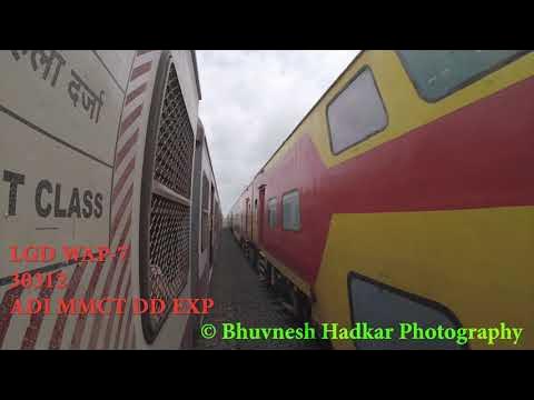 [4K] Back to Back High Speed Crossings By ADI MMCT Double Decker Express & Tejas Express! - YouTube