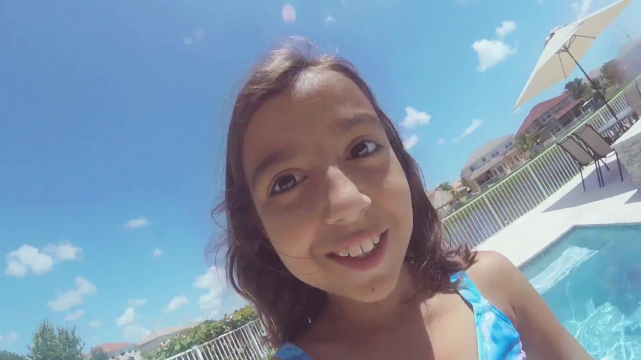 Going in the pool with my GoPro!! - YouTube