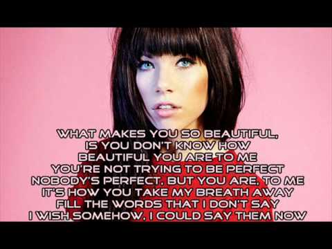 Carly Rae Jepsen - Beautiful ft. Justin Bieber (Audio) with Lyrics ...