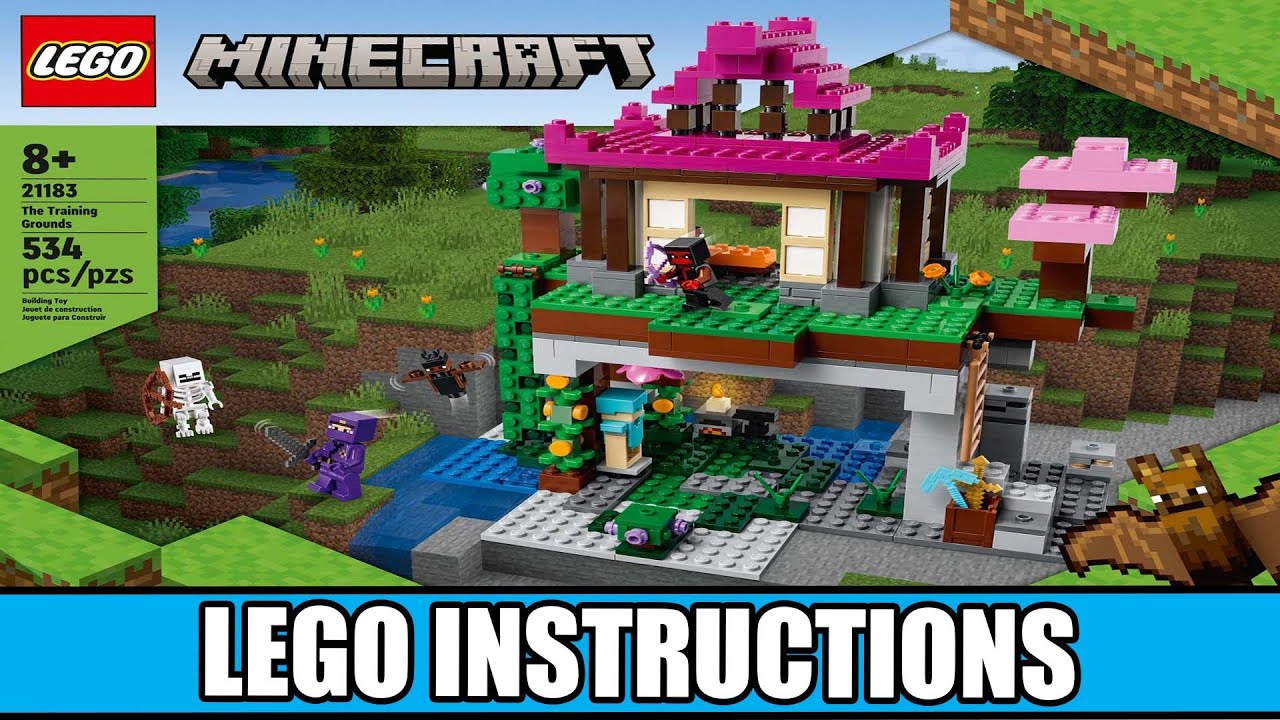 LEGO Instructions | Minecraft | 21183 | The Training Grounds - YouTube