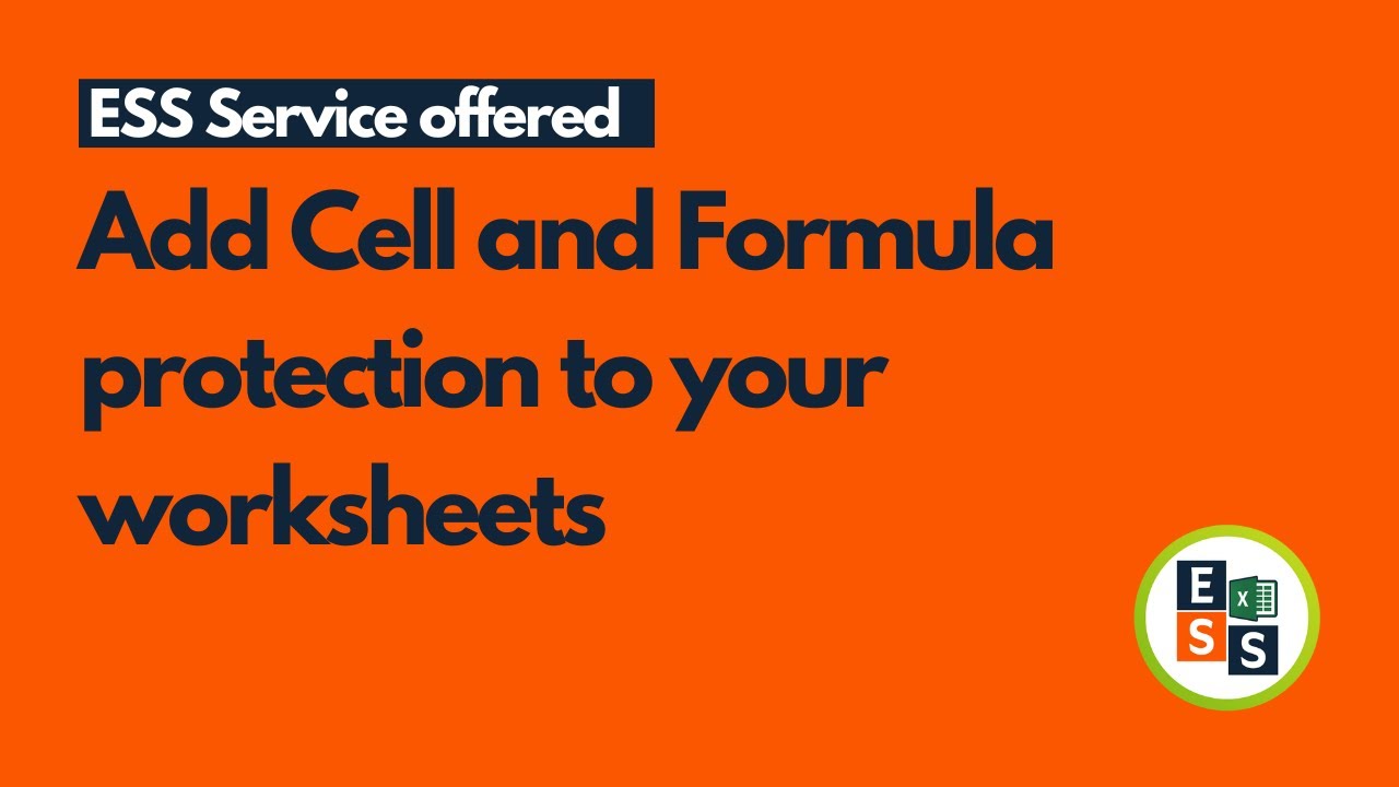 We can add the required cell and formula protection to your worksheets ...