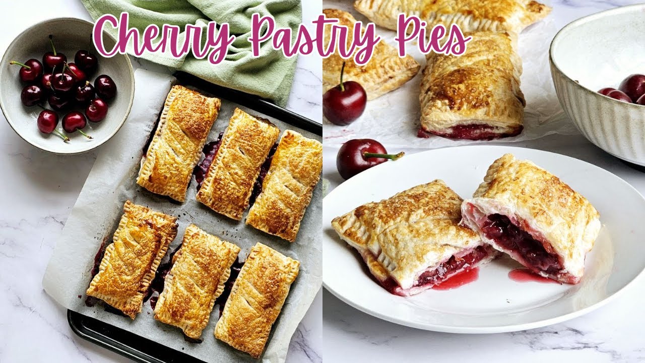 Cherry Pastry Pies | Handmade pies with Puff Pastry - YouTube