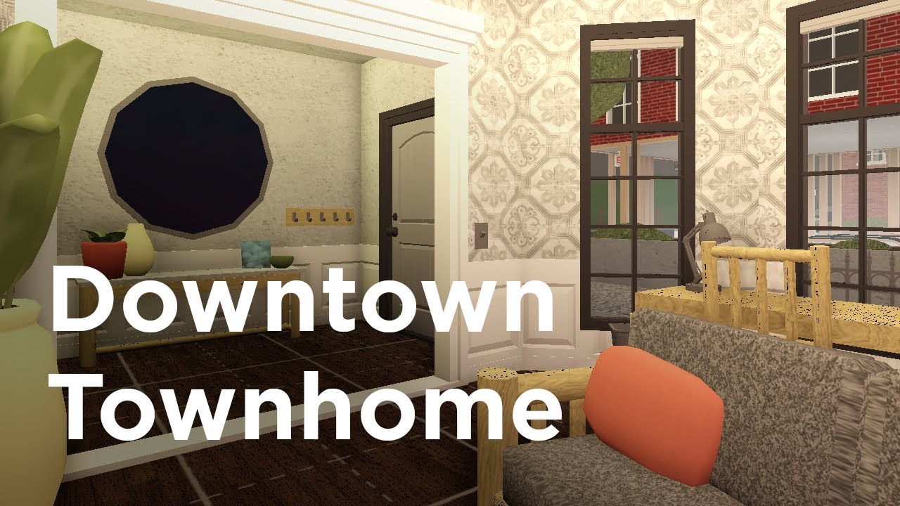 Roblox Bloxburg: Downtown Townhome - YouTube
