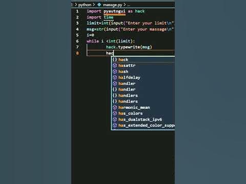 Whatsapp hack.||Send unlimited massage like hacker using python ...