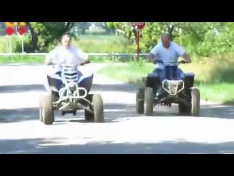 RAPTOR 660 V.S. BANSHEE RACING ON THE STREET - YouTube