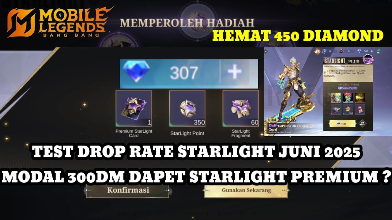TEST DROP RATE STARLIGHT JUNI 2025 | DAPET PREMIUM STARLIGHT CARD ...