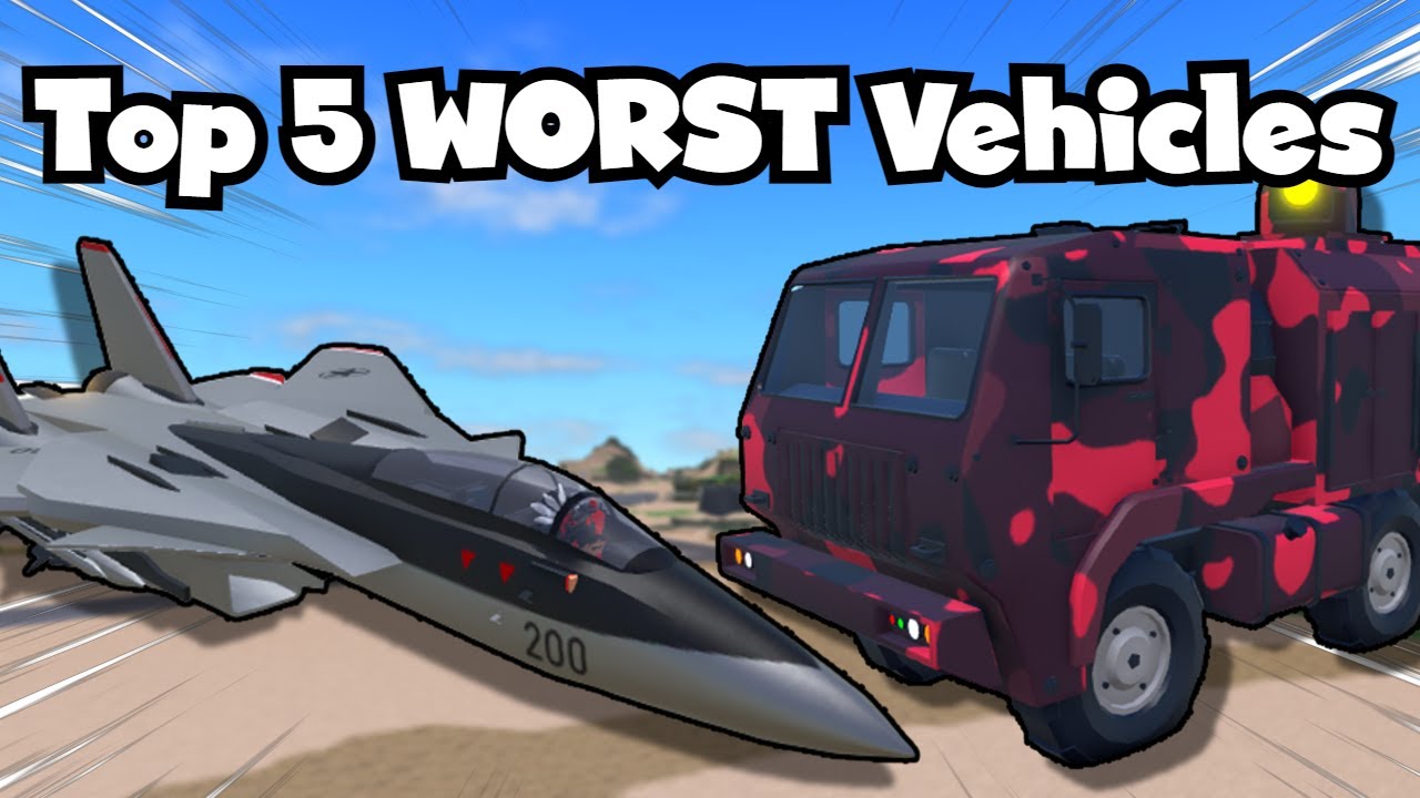 TOP 5 WORST VEHICLES IN MILITARY TYCOON ROBLOX! - YouTube
