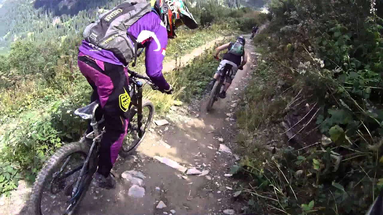 Chatel bike park 2015 - La Panoramique - YouTube