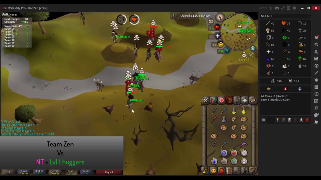 [OSRS] Team Zen [PK TRIP] | Monday Domination vs NT | - YouTube