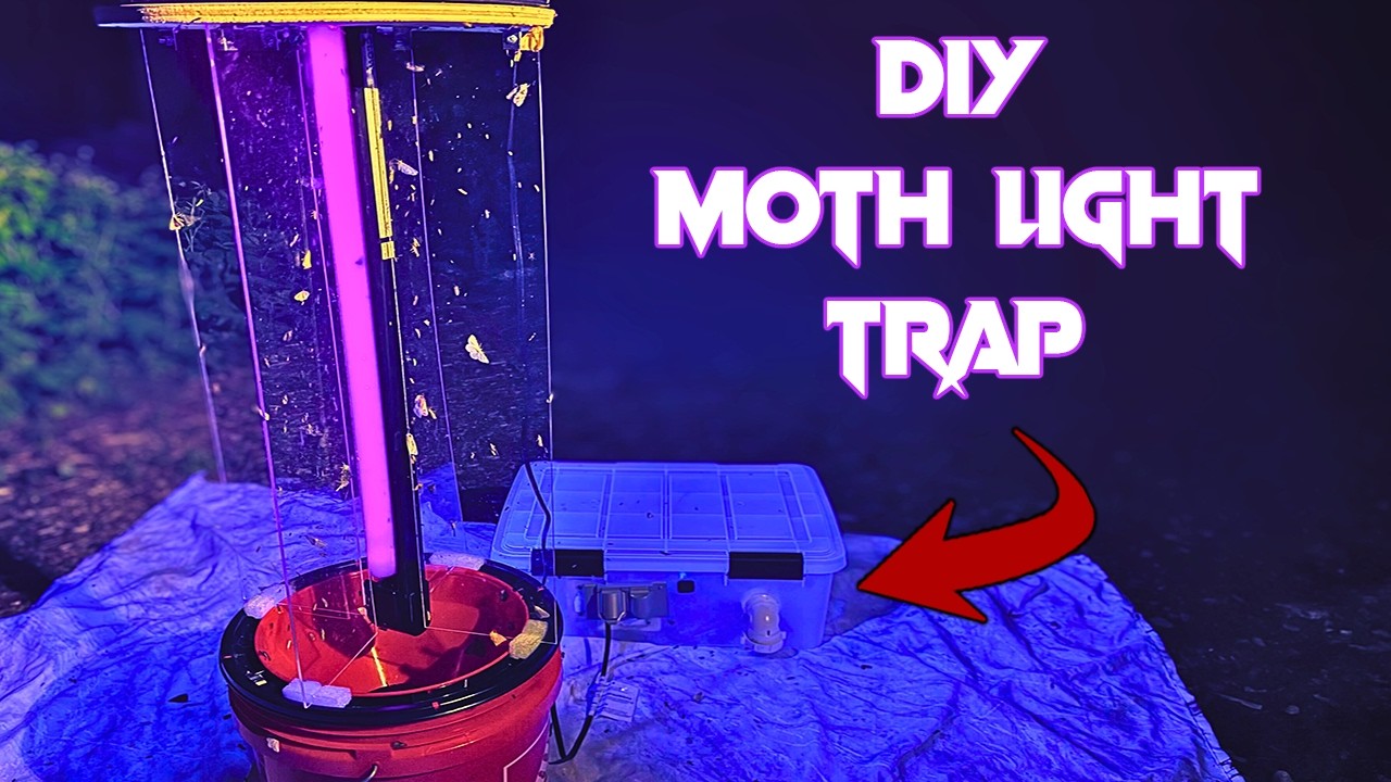 Building a Moth Trap - YouTube