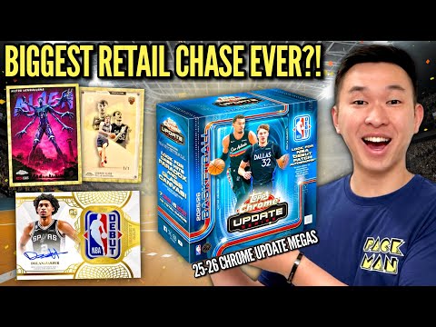 CHROME UPDATE RETAIL MEGA BOXES ARE FINALLY HERE! 😳🔥 2025-26 Topps Chrome Update Basketball Review