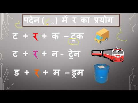 RA IN DIFFERENT FORMS RA KE VIBHINN ROOP. | ‘ र ‘ के विभिन्न रूप ( रेफ़ ...