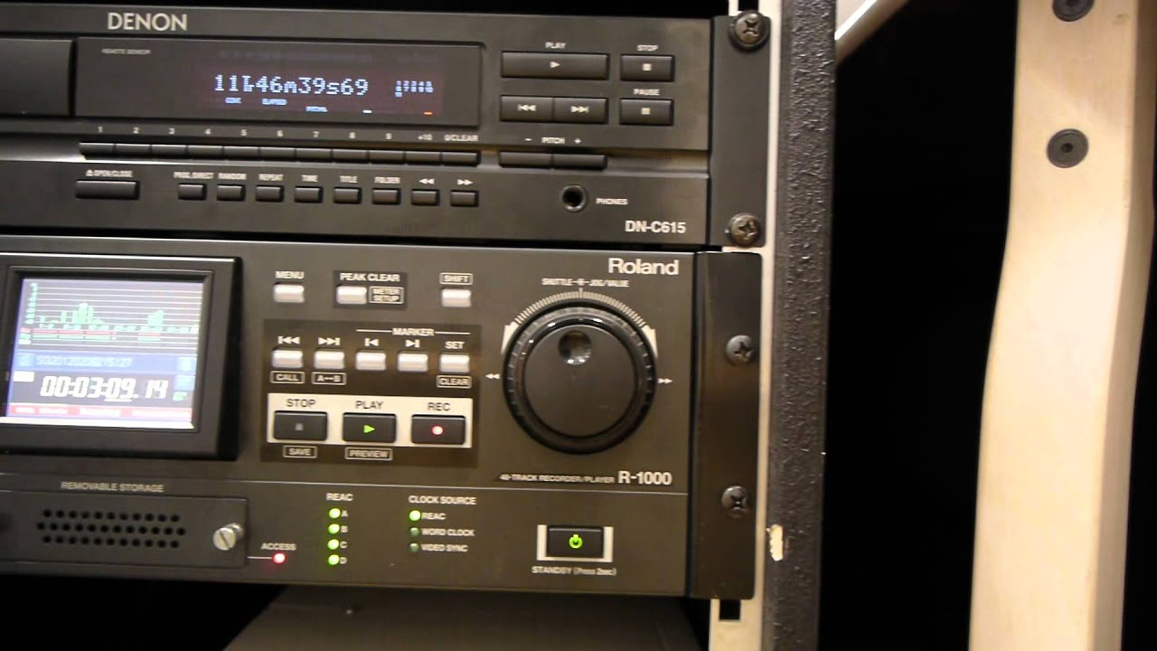 Roland R 1000 recoder - YouTube